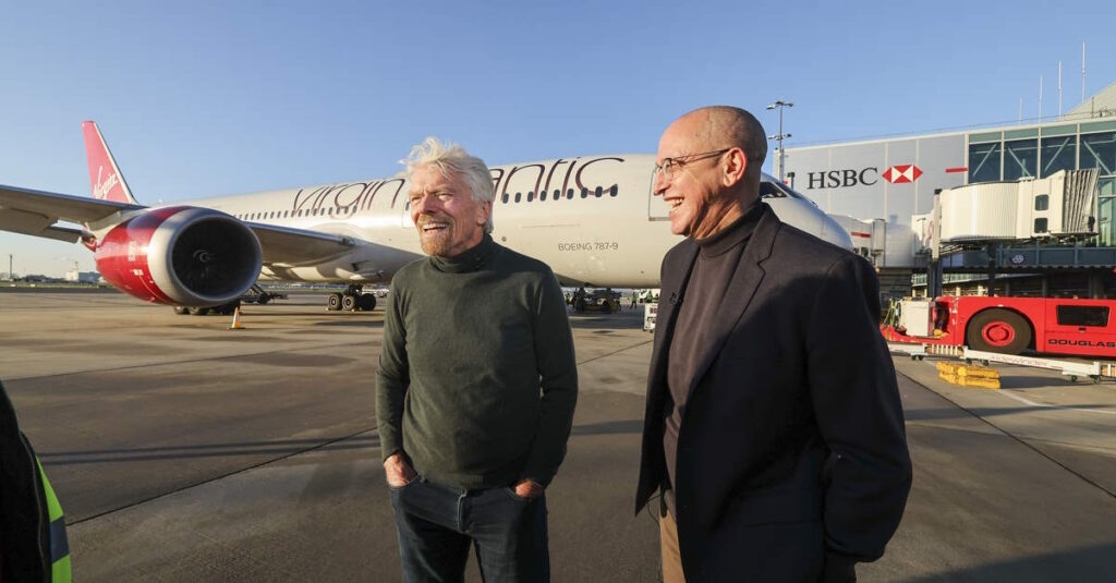 Virgin Atlantic founder hails ‘historic’ transatlantic SAF flight - News