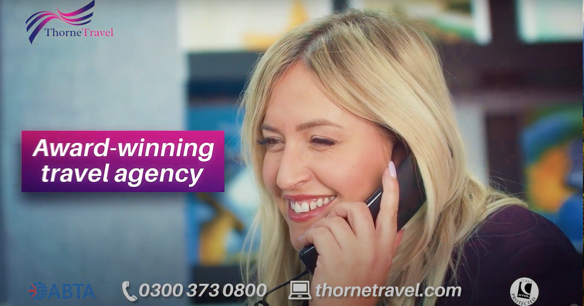 Thorne Travel’s first TV advert makes debut on Christmas Day - News