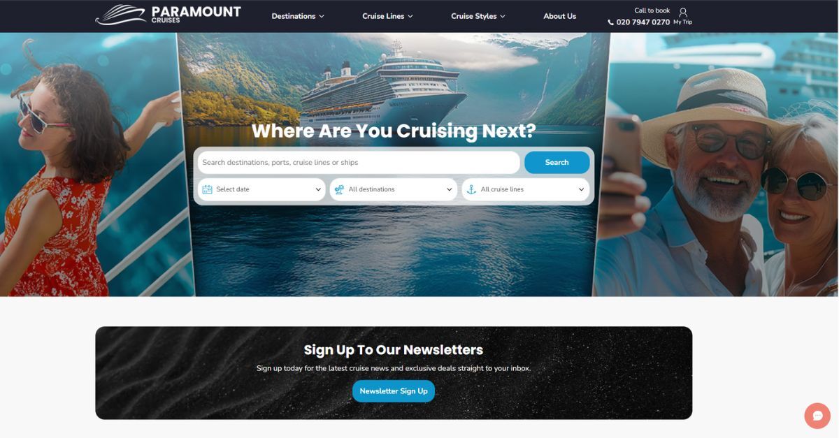 Paramount Cruises introduces new website to enable product expansion - News