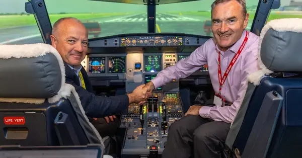 Aviation minister tours Jet2.com training centre 