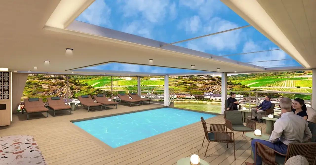 First Tui River Cruises ship with pool and sauna to sail from March ...