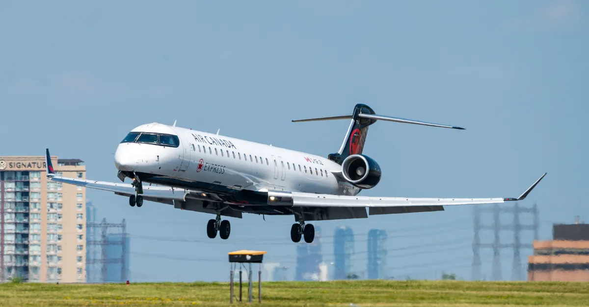 Air Canada aircraft 'hits fire engine' on arrival at New York airport ...